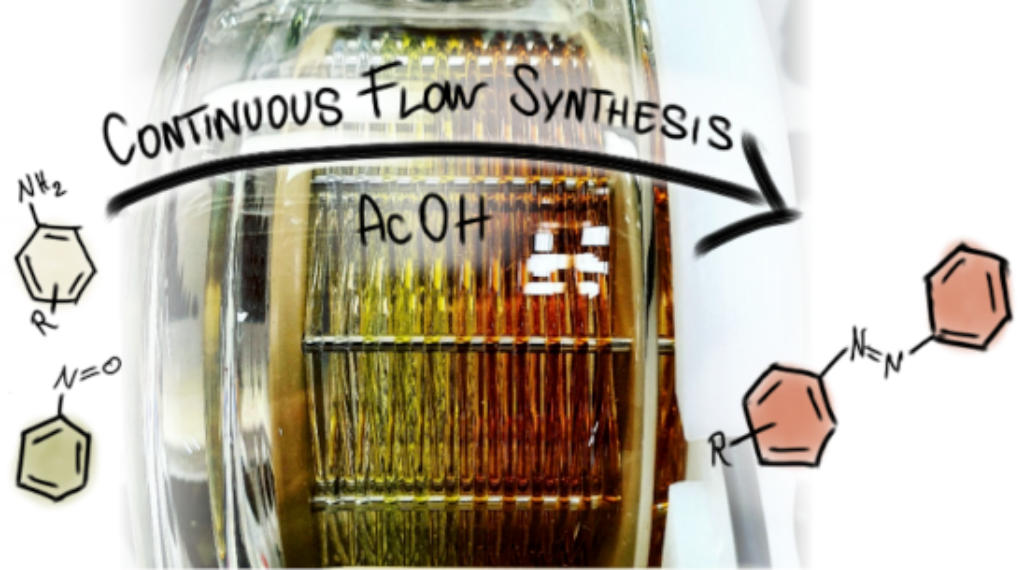 BJOC - Continuous flow synthesis of azobenzenes via Baeyer–Mills reaction